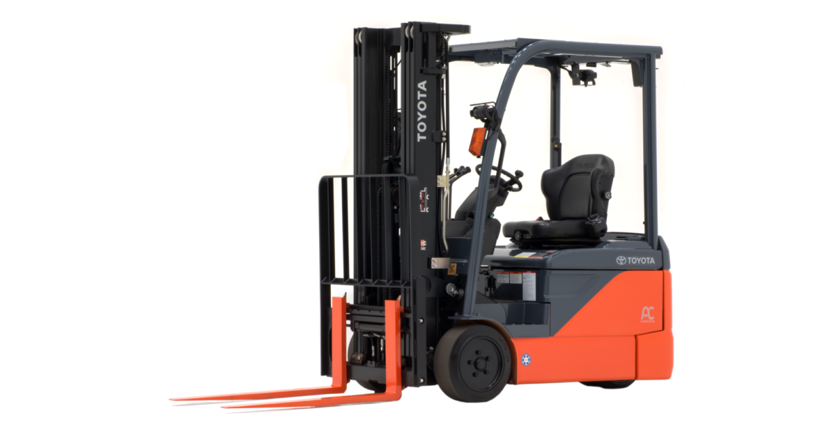 Toyota 3-Wheel Electric 4,000 lb Forklift