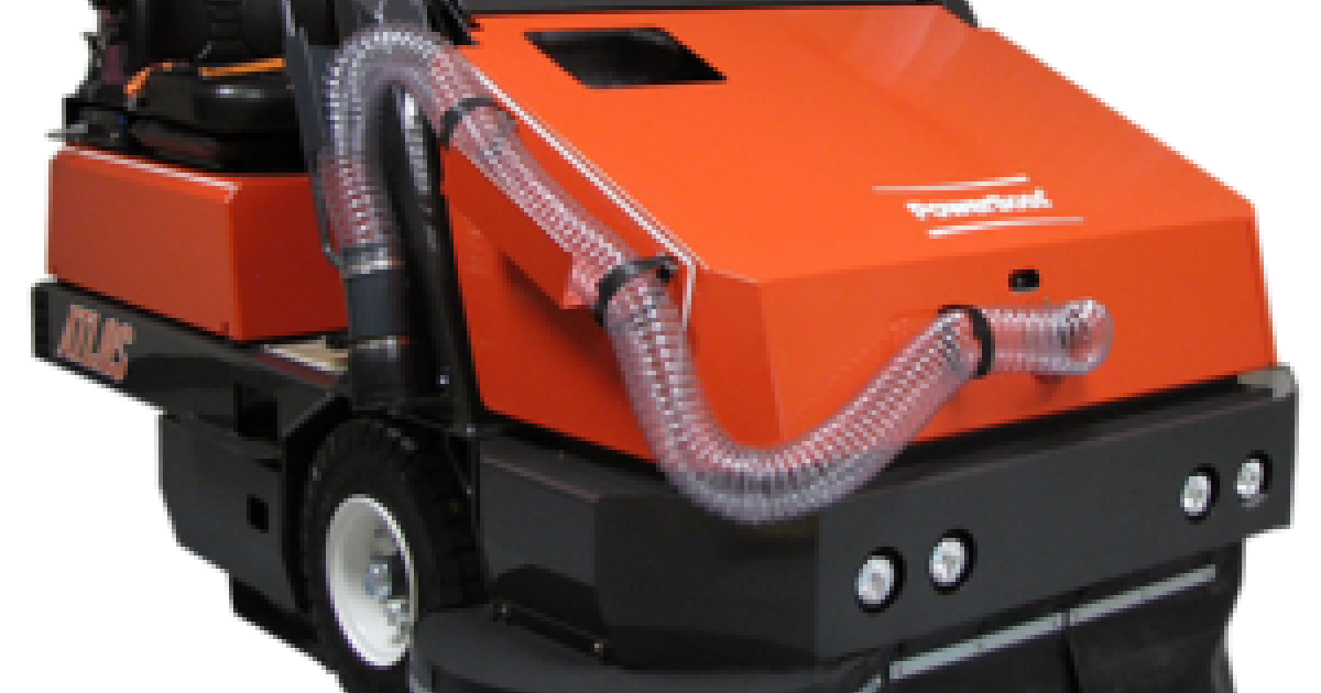 PowerBoss Ride-On Sweeper